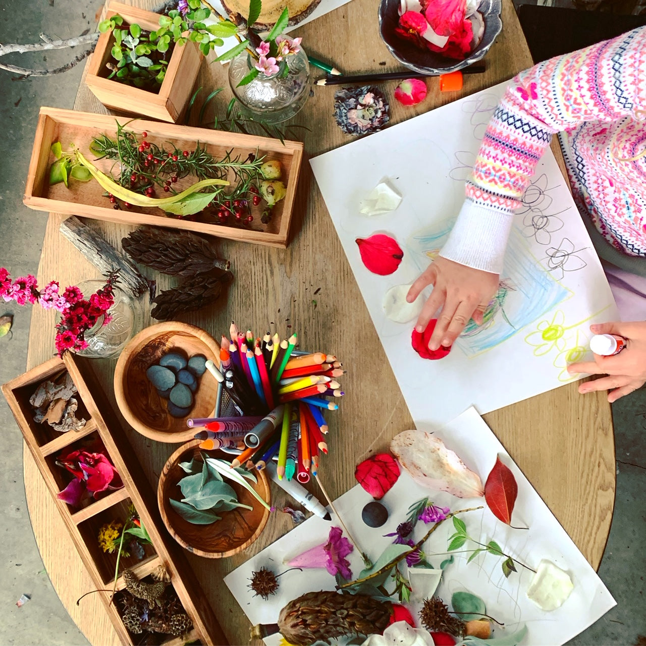 Therapeutic Art in the Garden – Eco Atelier